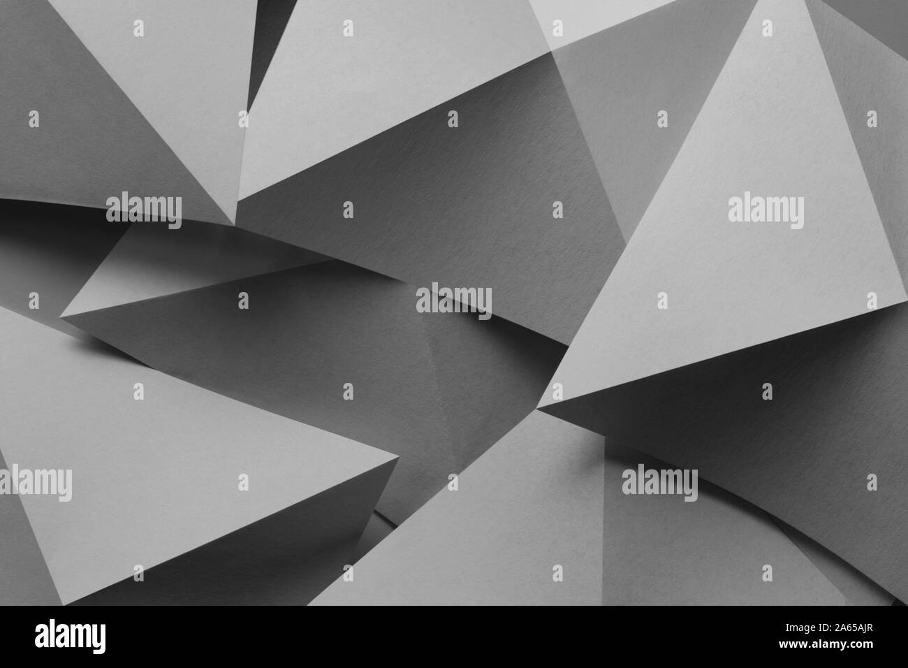 Creative image with geometric shapes of paper, abstract background ...