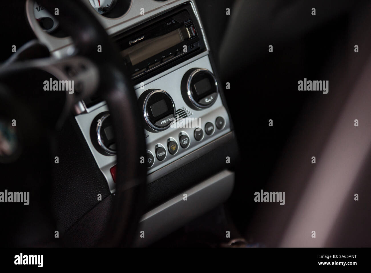 Car air conditioning control Stock Photo - Alamy