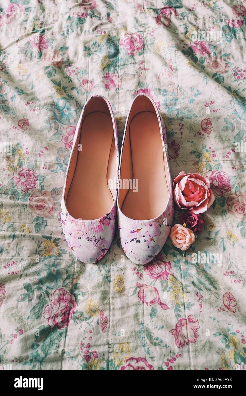 Floral pumps hi-res stock photography and images - Alamy