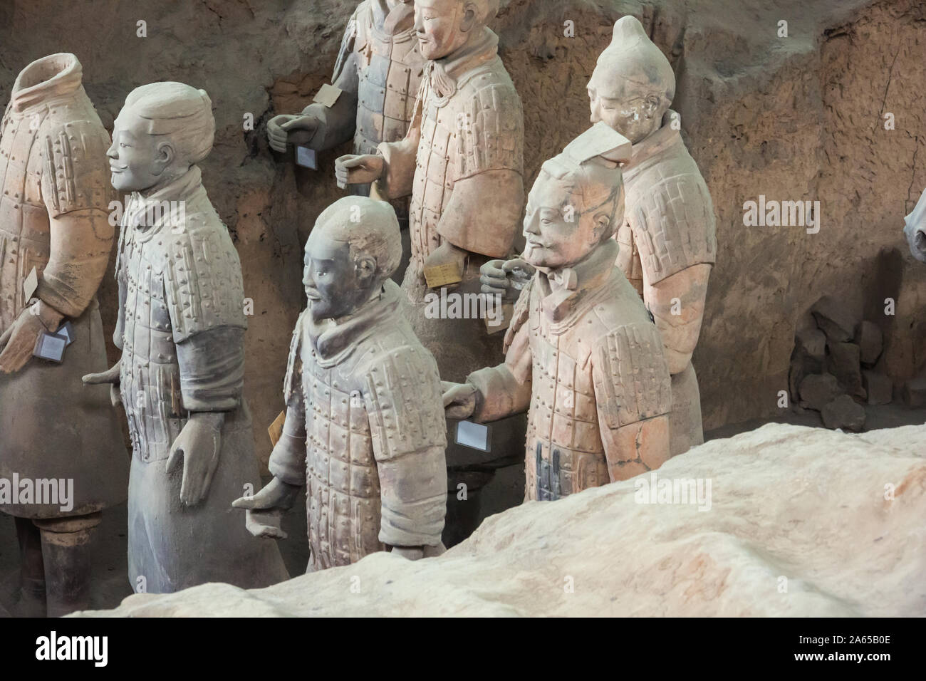 Editorial: XI'AN, SHAANXI, CHINA, April 12, 2019 - Looking into a ...