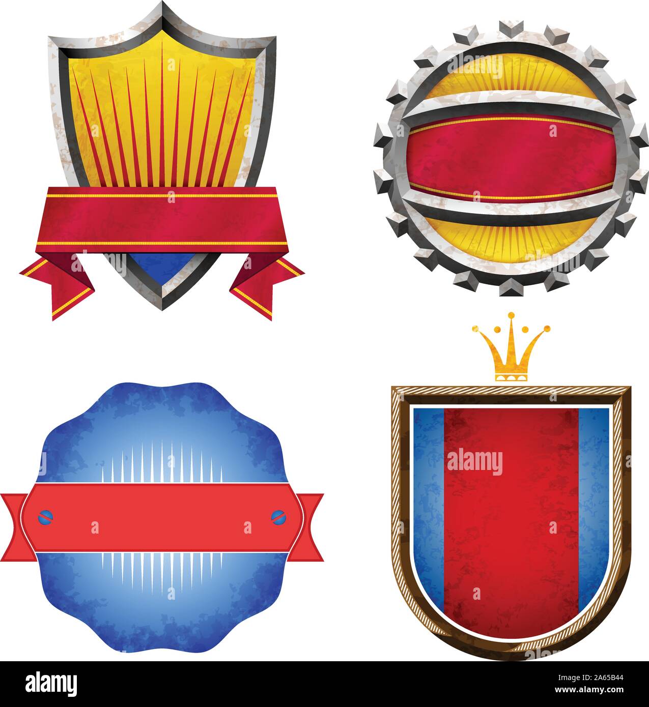 Set of colorful vintage labels Stock Vector Image & Art - Alamy