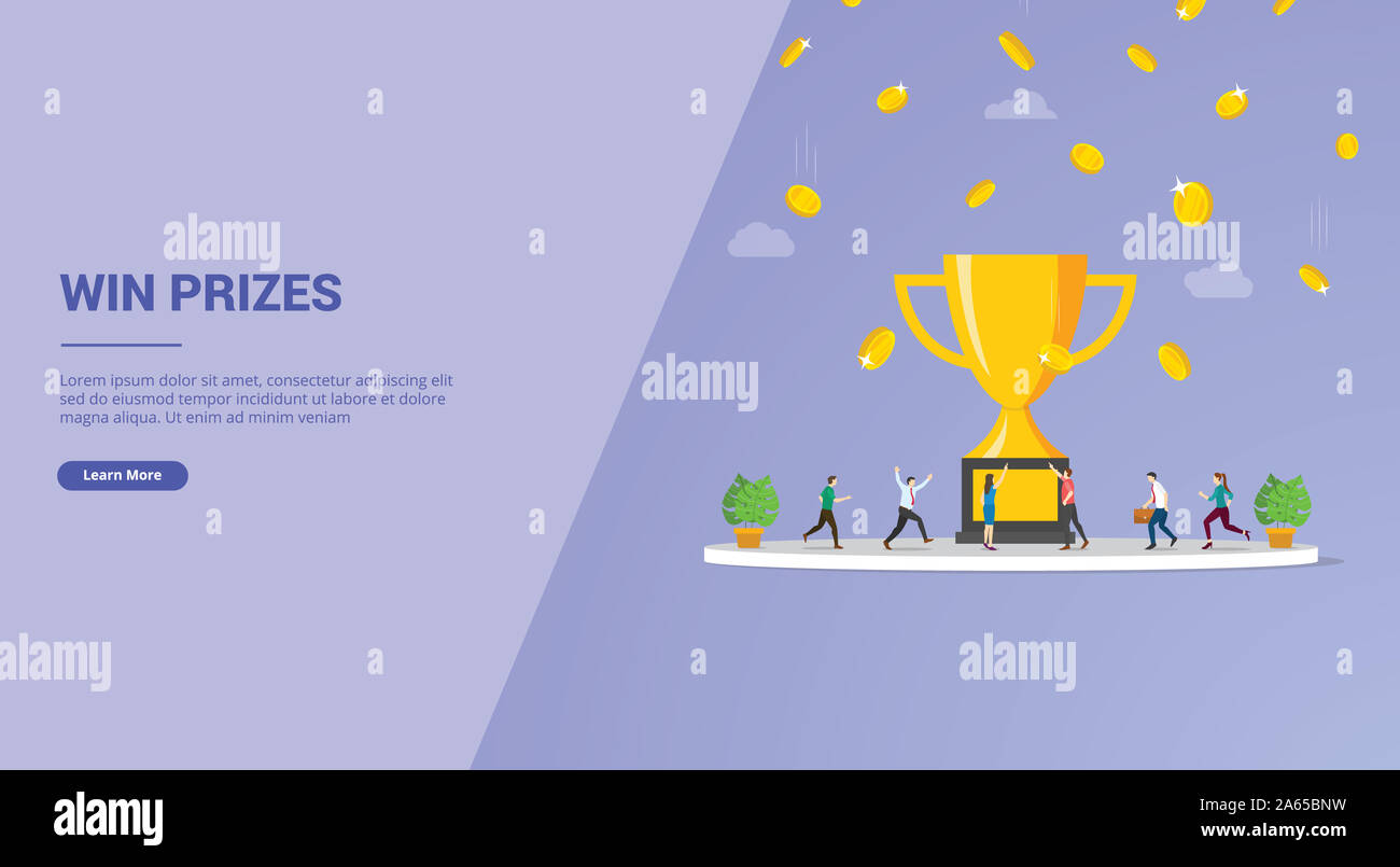 prize money or win cash money competition for website template or ...