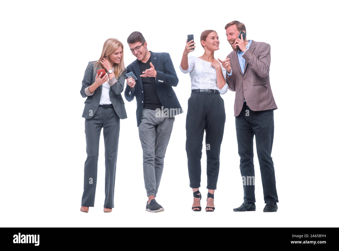 People texting group Cut Out Stock Images & Pictures - Alamy