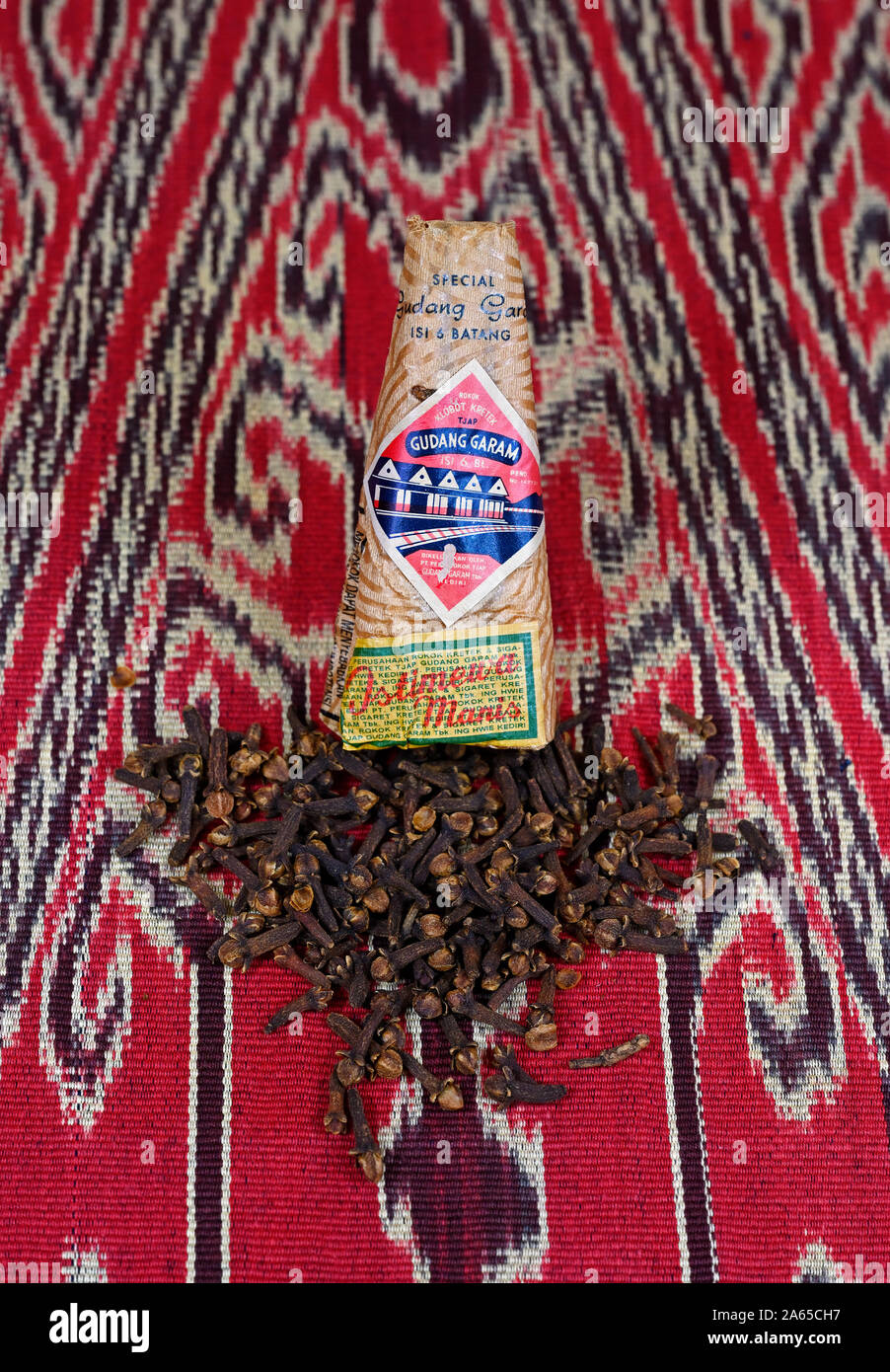 papenburg, germany - 2019.10.23: old package of gudang garam kretek ...