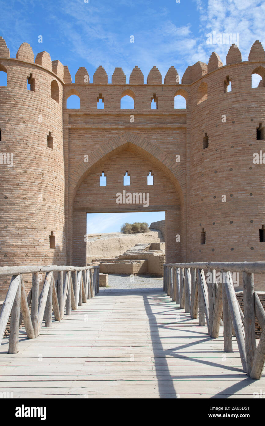 the unesco world heritage archaeological site at otrar kazakhstan Stock ...
