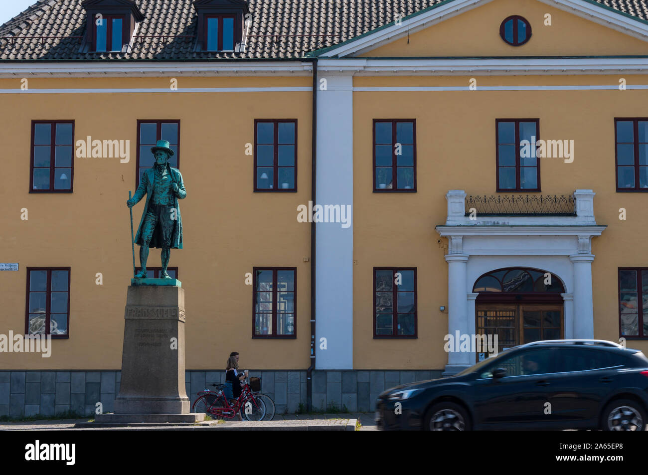 Gamla Vaster, historical district of Malmo with colorful and ...