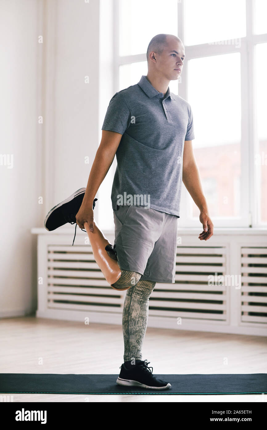 Portrait sports man disabled in hi-res stock photography and images - Alamy