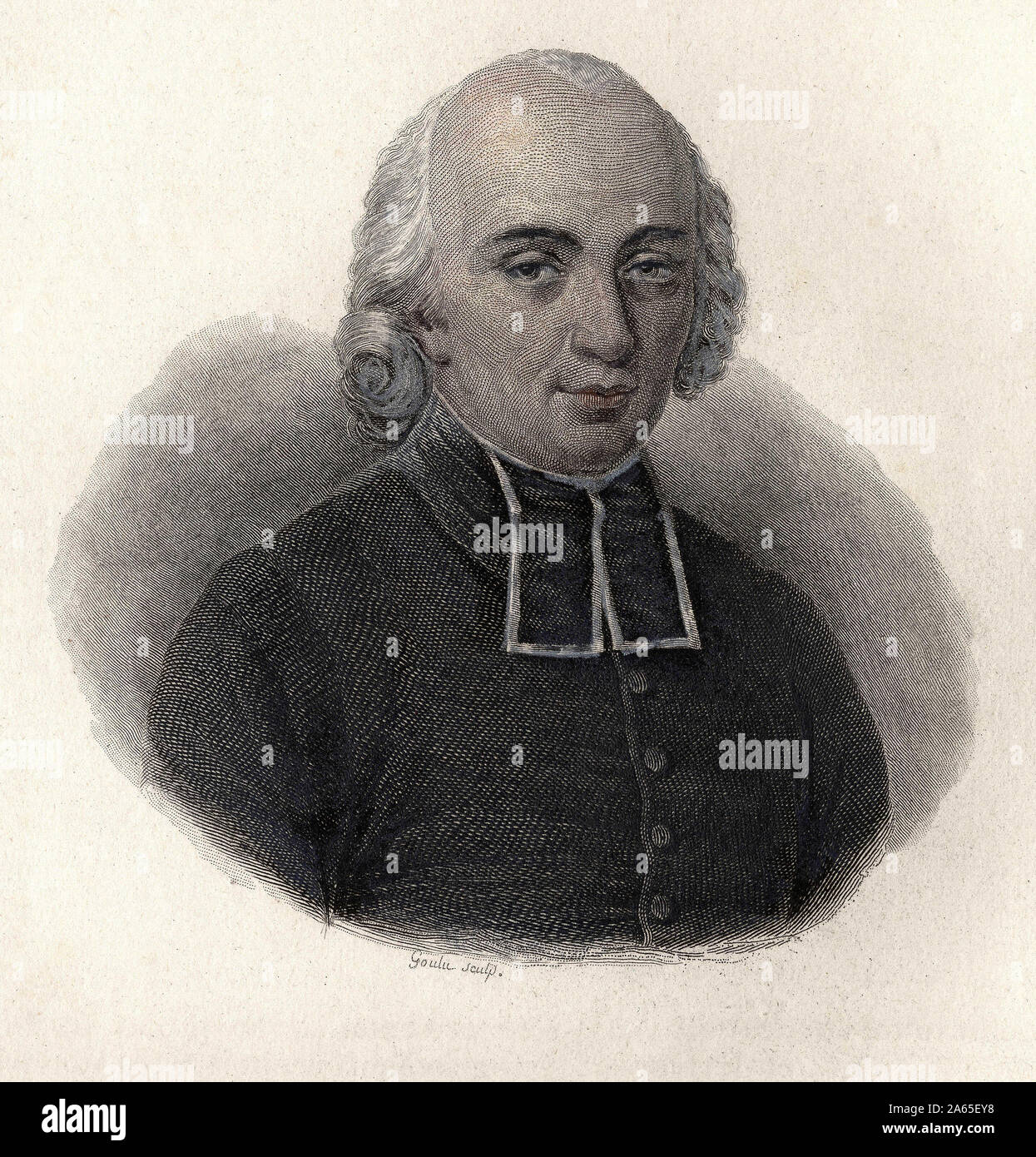 Portrait de L'Abbe Rozier (1734-1793), agronome et botaniste francais ...