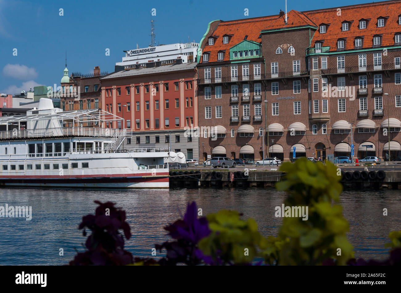 Beautiful cityscape along the Malmo canal, Sweden Stock Photo - Alamy