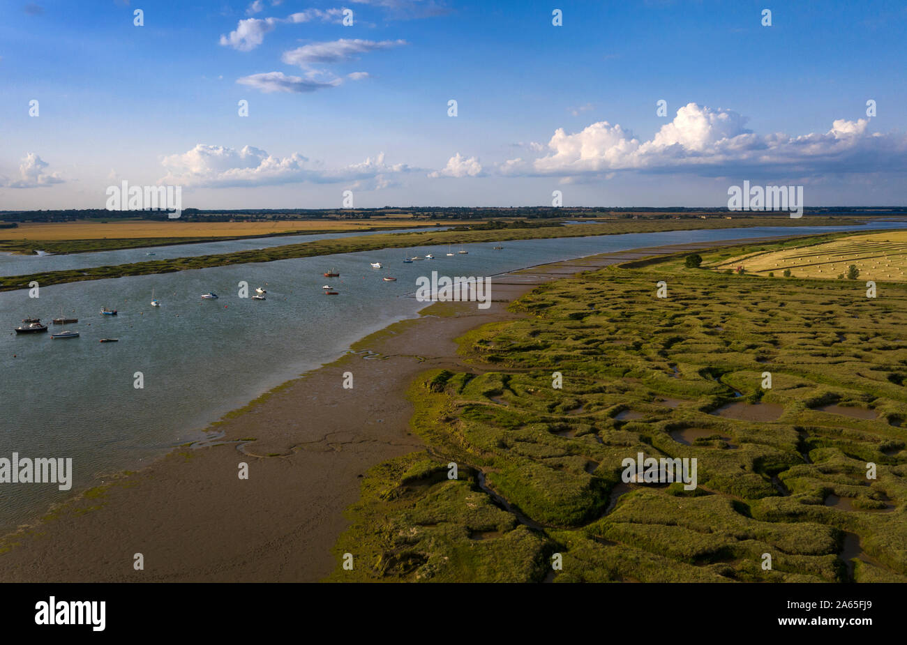 Mersea Island Aerial High Resolution Stock Photography and Images - Alamy