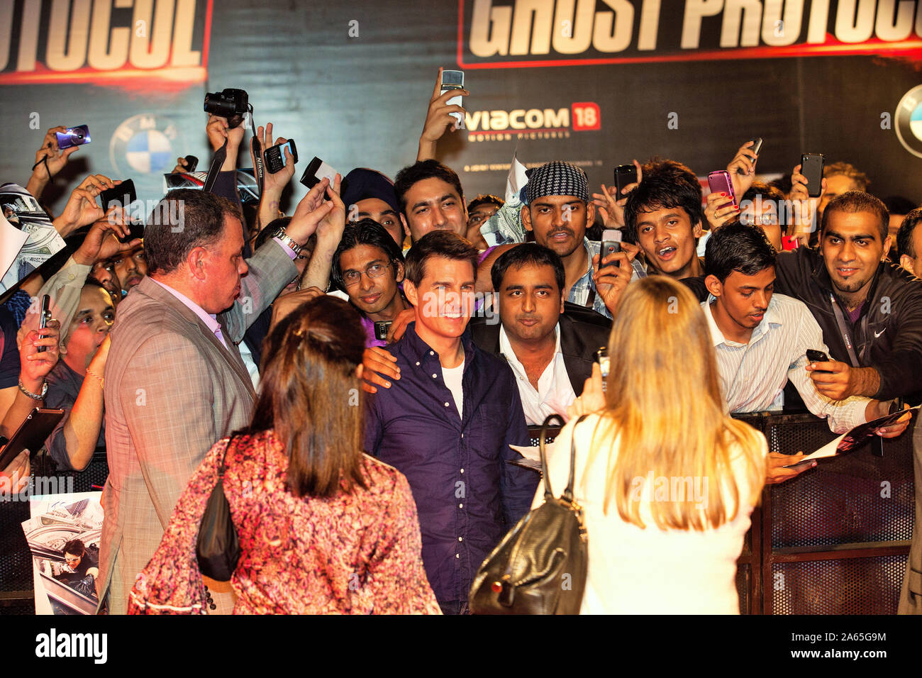 Hollywood actor Tom Cruise in Mumbai, Maharashtra, India, Asia Stock ...