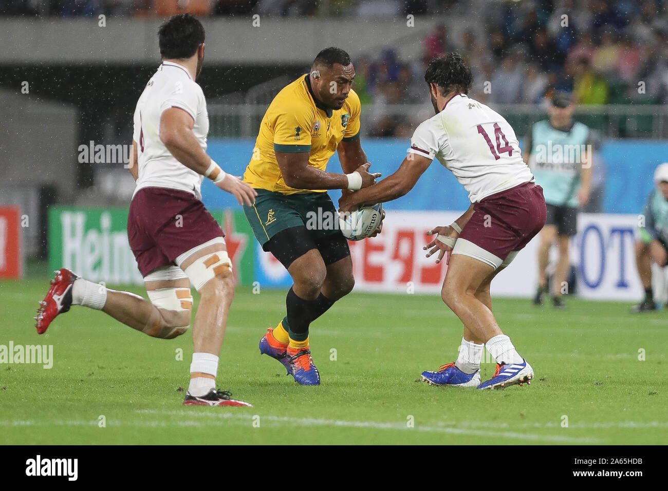 during the World Cup Japan 2019, Pool D rugby union match between ...