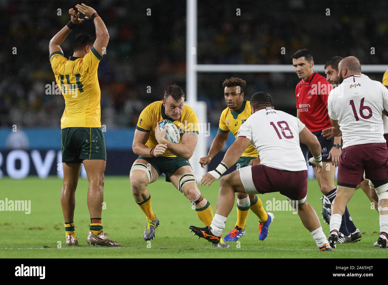 during the World Cup Japan 2019, Pool D rugby union match between ...