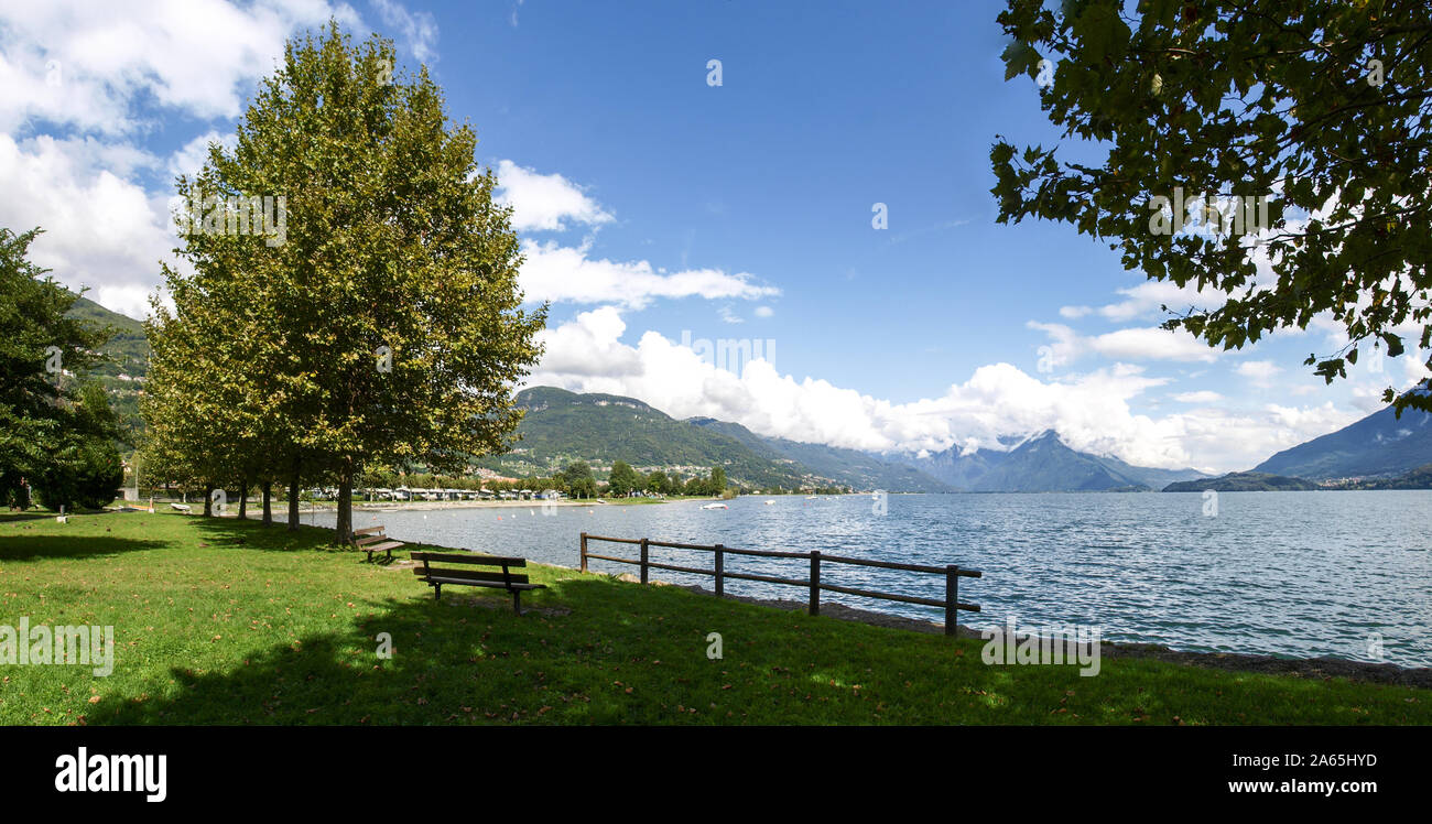 Dongo, Italy: Walk on the lakeside Stock Photo - Alamy
