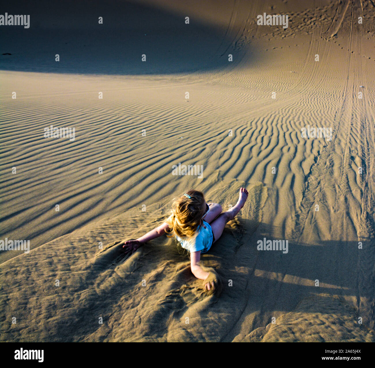Sandboard in Huacachina, Peru Stock Photo - Alamy
