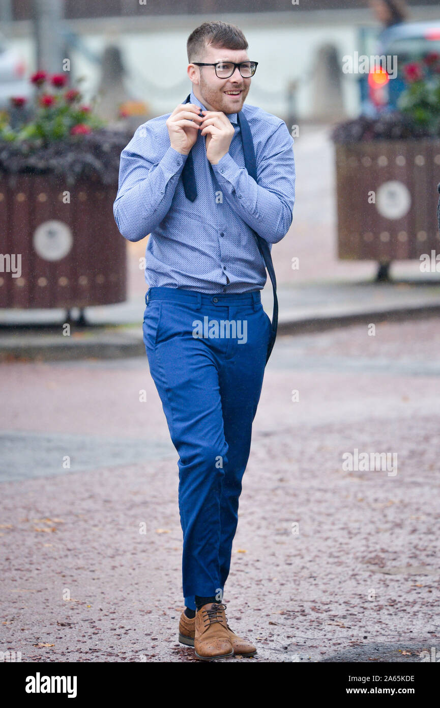 Timothy Higgins arrives at Cardiff Crown Court where he is appearing ...