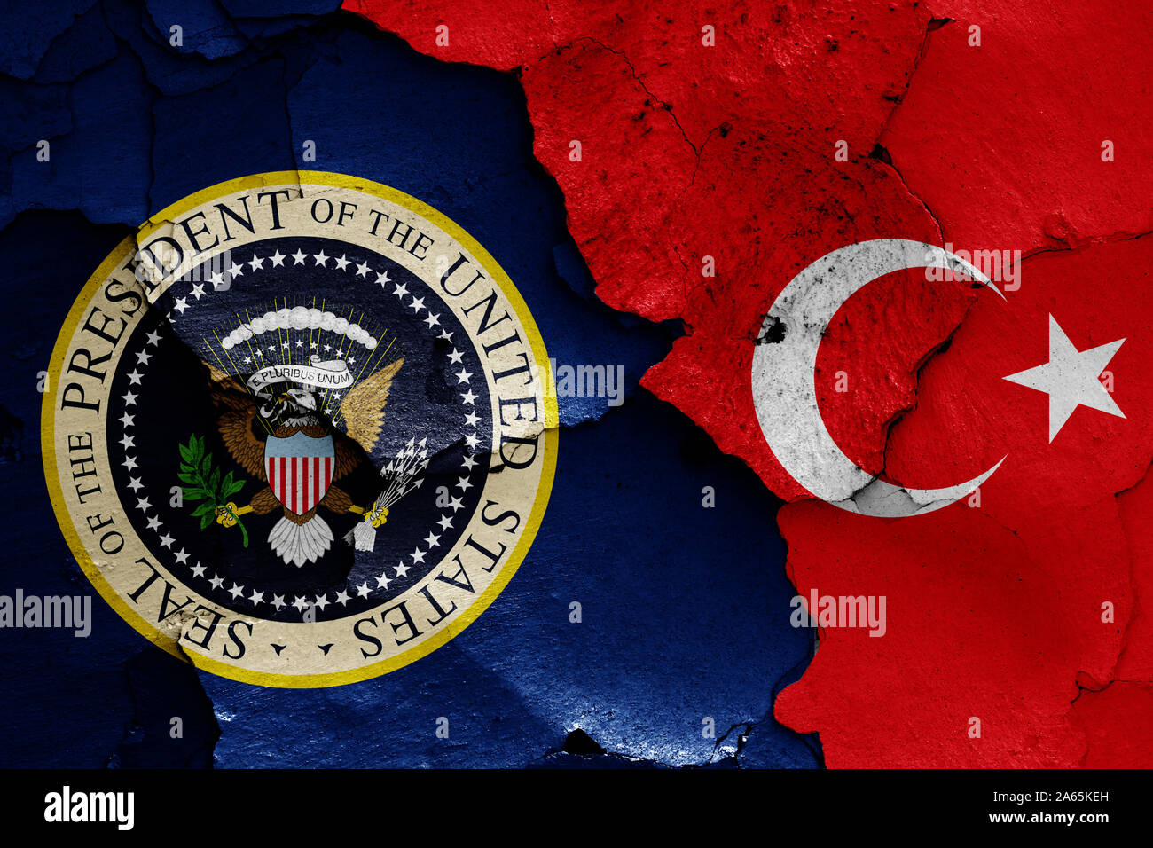 Turkish and american flag hi-res stock photography and images - Alamy