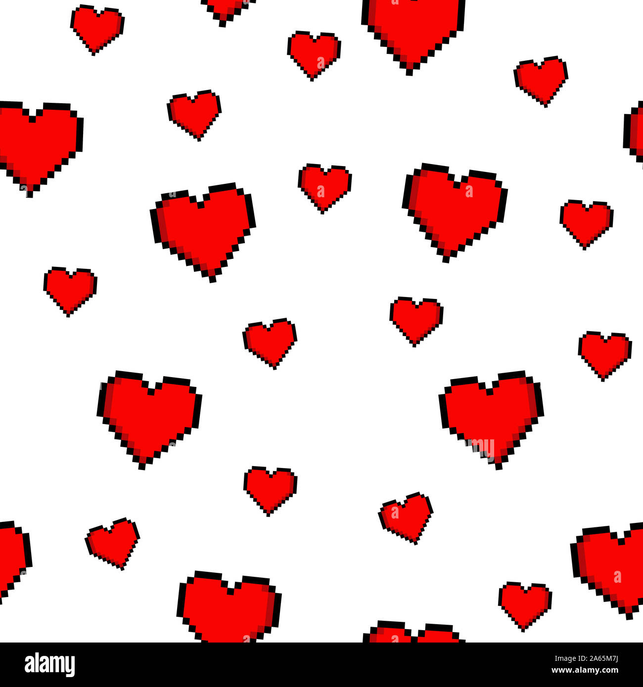 Arcade game pattern seamless Cut Out Stock Images & Pictures - Alamy