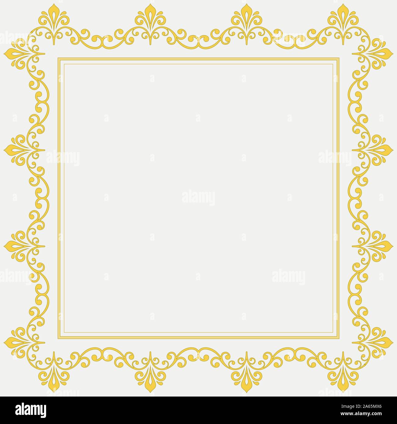 Floral Vector Fine Frame Stock Vector Image & Art - Alamy