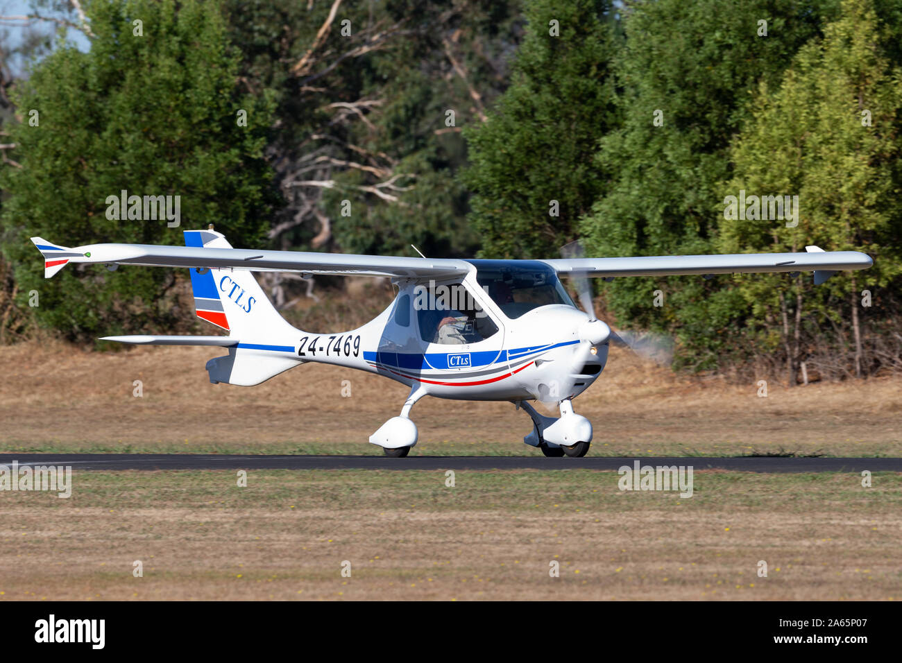 Flight Design CTLS two seat light aircraft carrying registration 24 ...