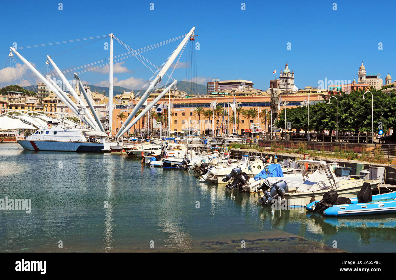 Ancient port in genoa italy hi-res stock photography and images - Alamy