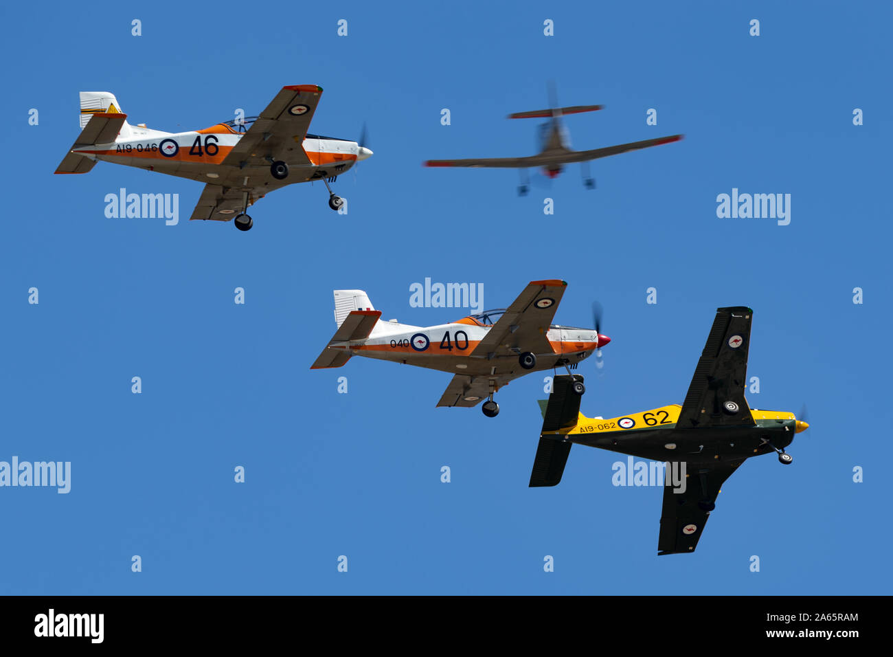 A Formation of three Former Royal Australian Air Force (RAAF) New ...