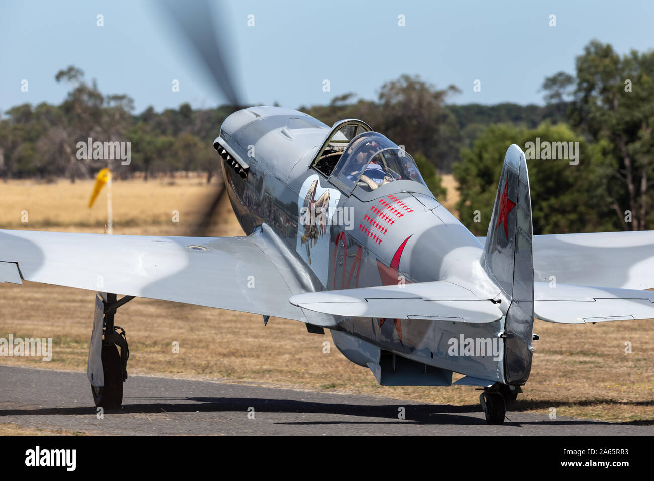 Yakovlev Yak-9UM world war II Russian fighter aircraft VH-YIX Stock ...