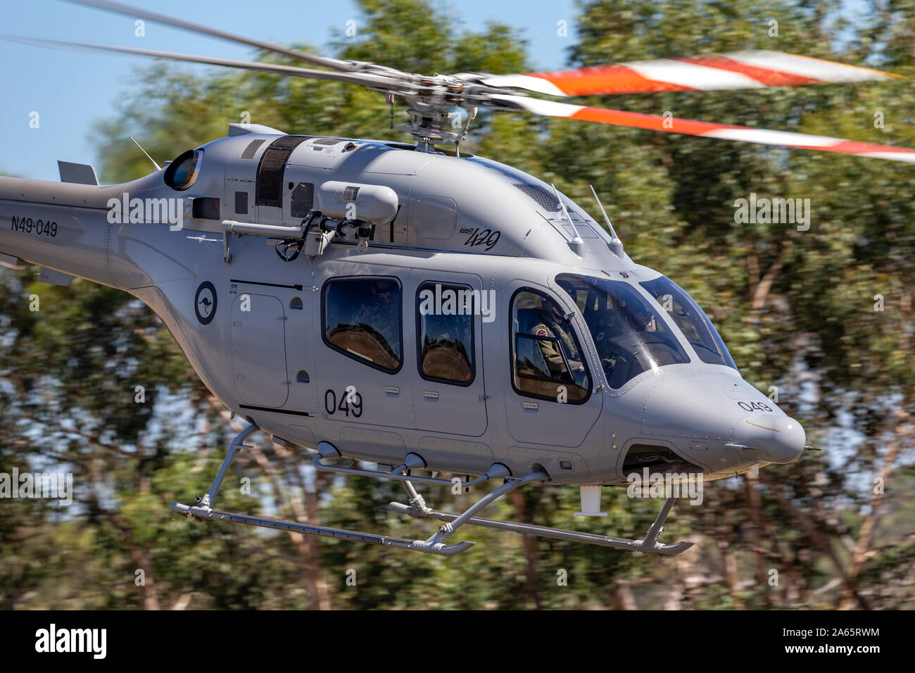 Royal Australian Navy (RAN) Bell 429 Helicopter N49-049 operated by 723 ...