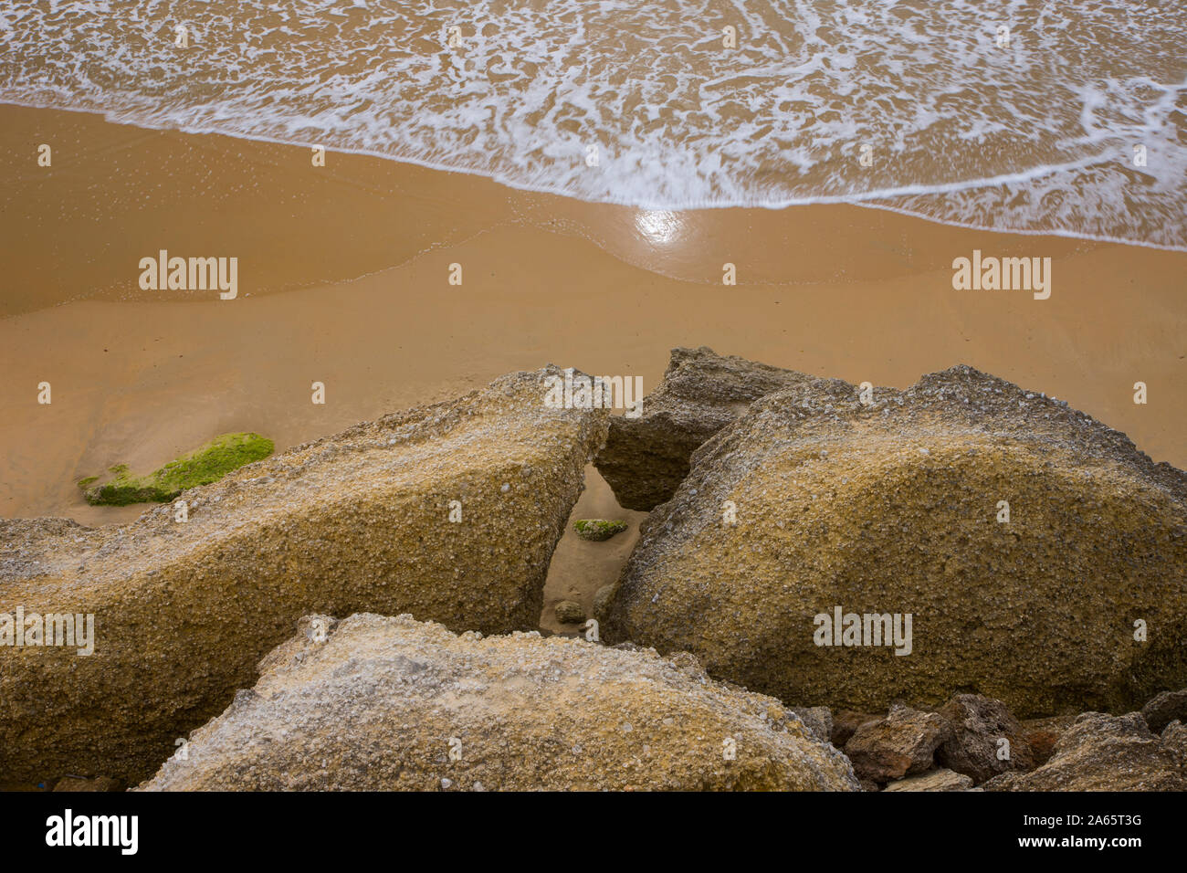 Landscape in Cabo Roche, Cadiz Stock Photo - Alamy