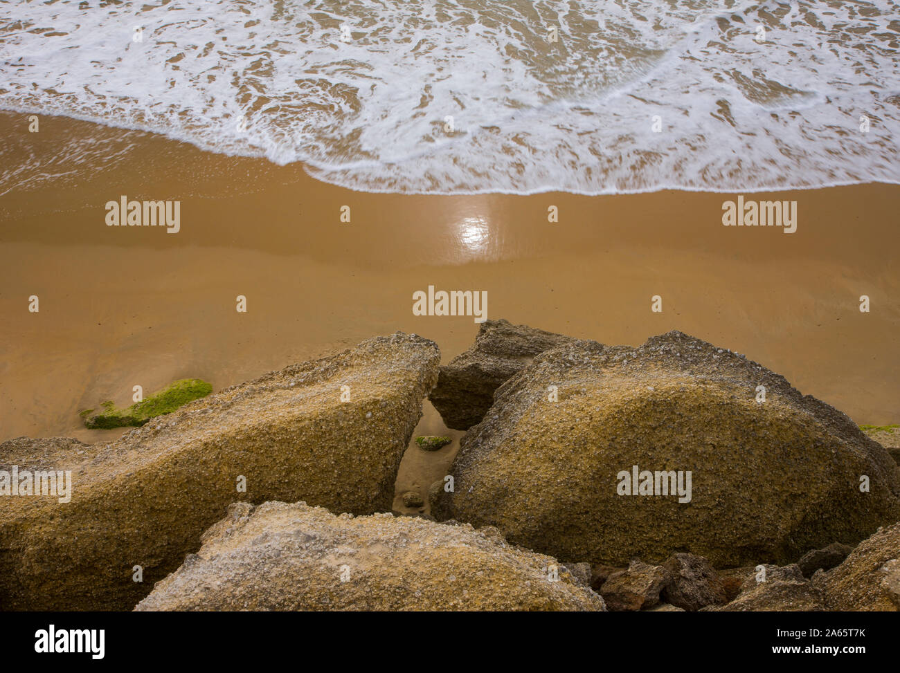 Landscape in Cabo Roche, Cadiz Stock Photo - Alamy