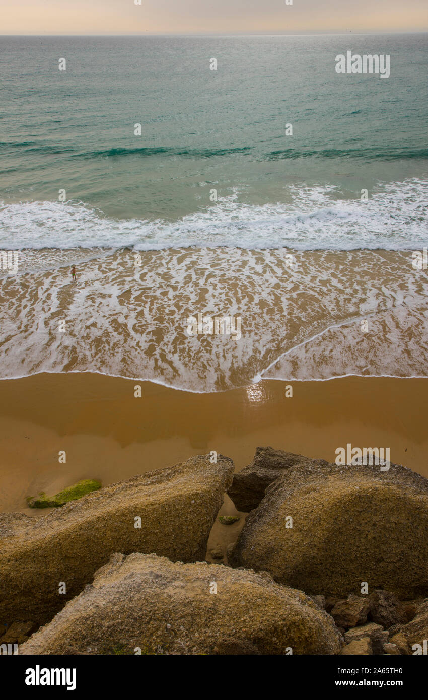 Landscape in Cabo Roche, Cadiz Stock Photo - Alamy