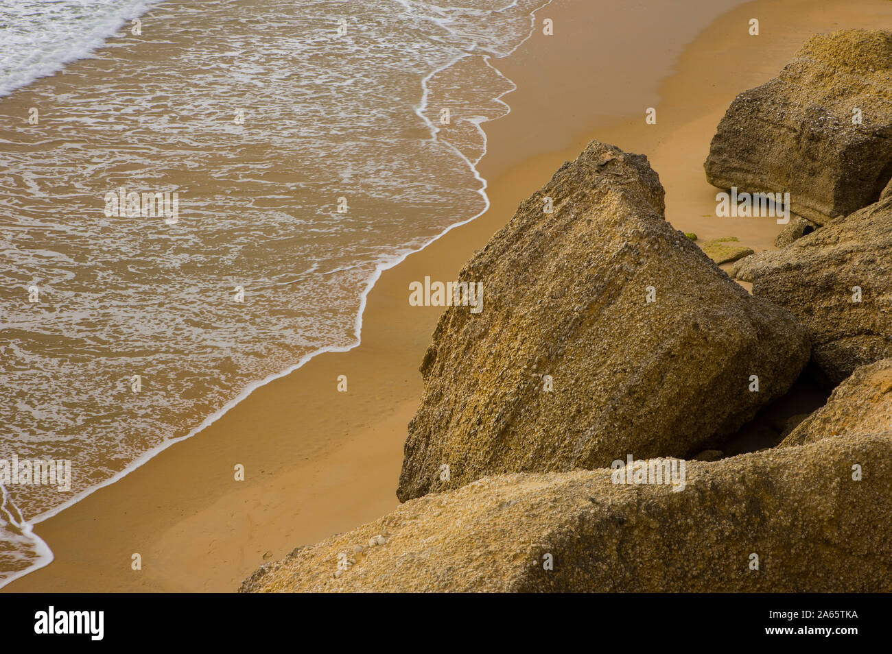 Landscape in Cabo Roche, Cadiz Stock Photo - Alamy