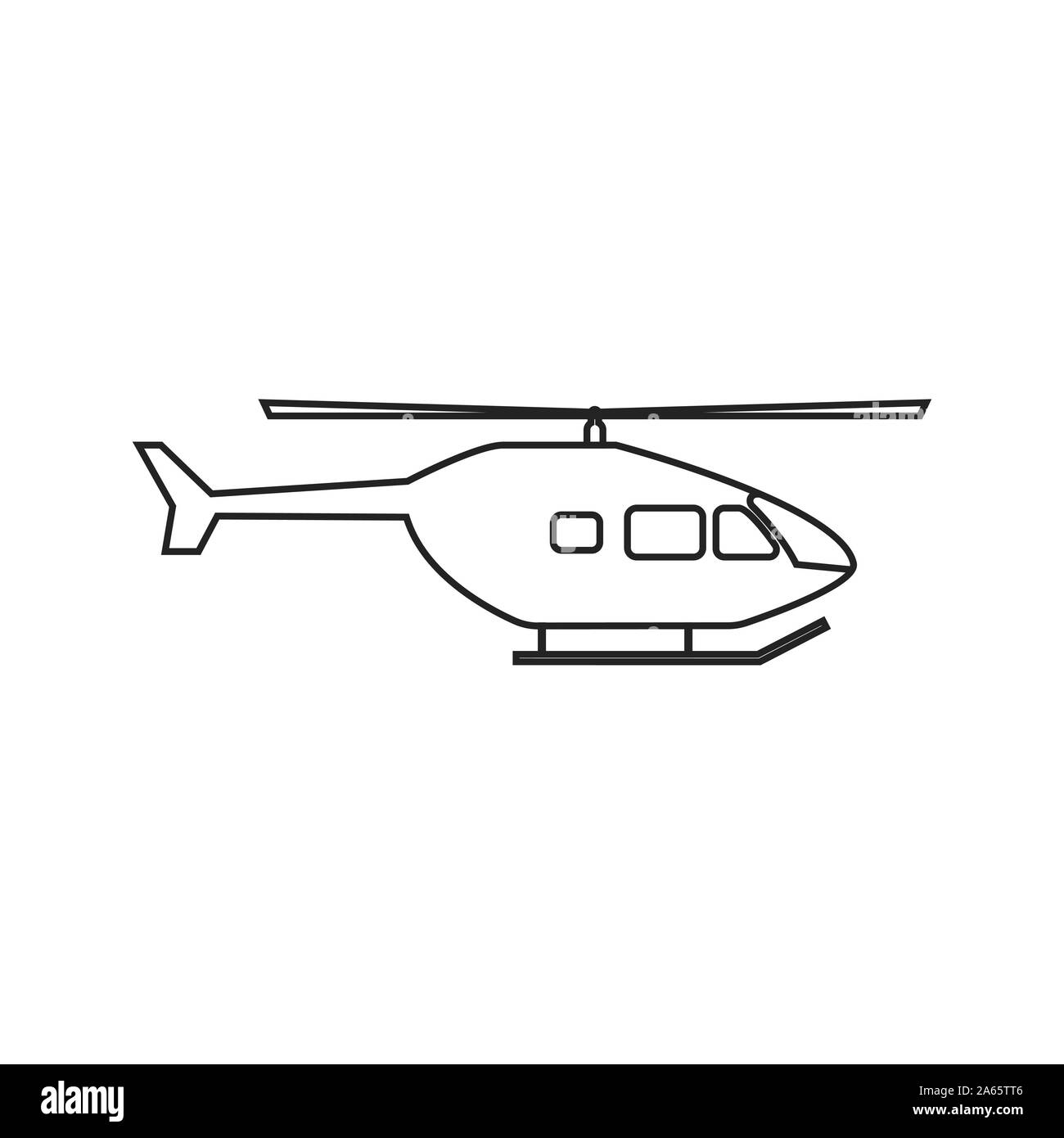 Chopper Helicopter Drawing