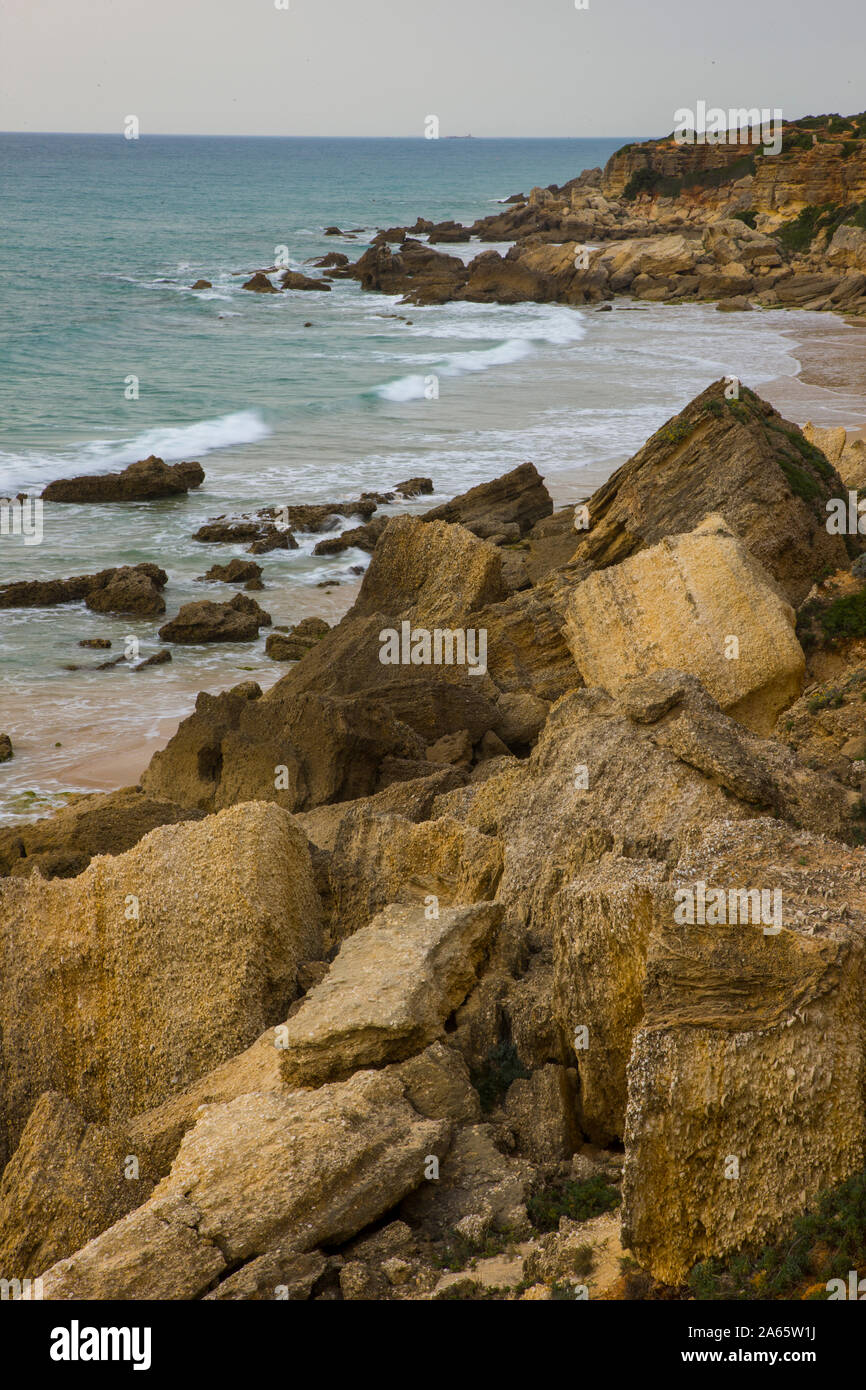 Landscape in Cabo Roche, Cadiz Stock Photo - Alamy