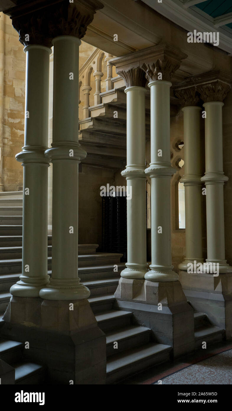 Interior of the Old College of Aberystwyth University ,Ceredigion,Wales ...