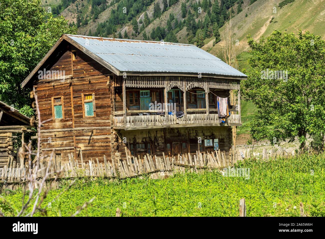 Sheikhpura village, Tulail valley, Kashmir, Union Territory, UT, India ...