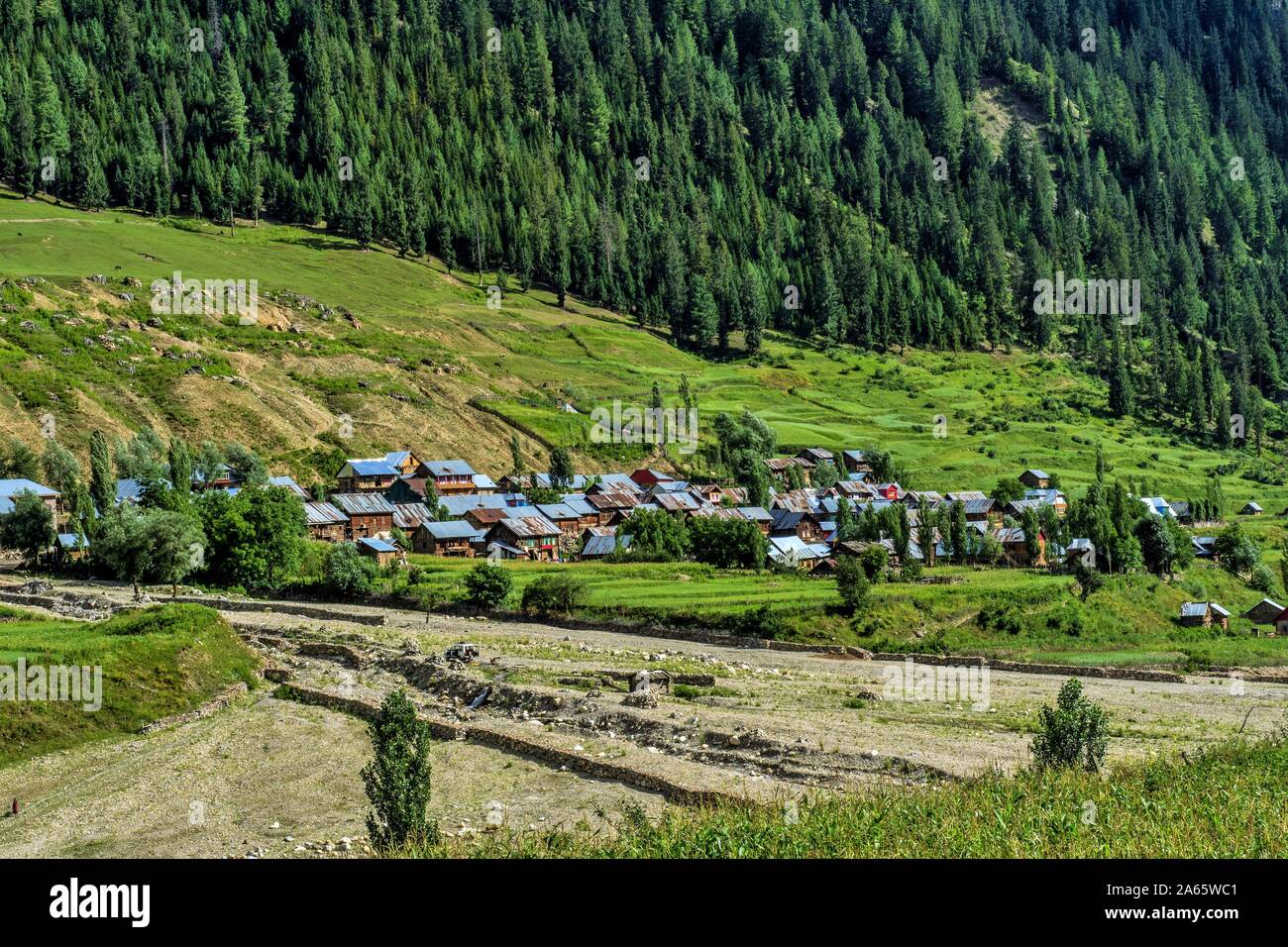 Sheikhpura village, Tulail valley, Kashmir, Union Territory, UT, India ...