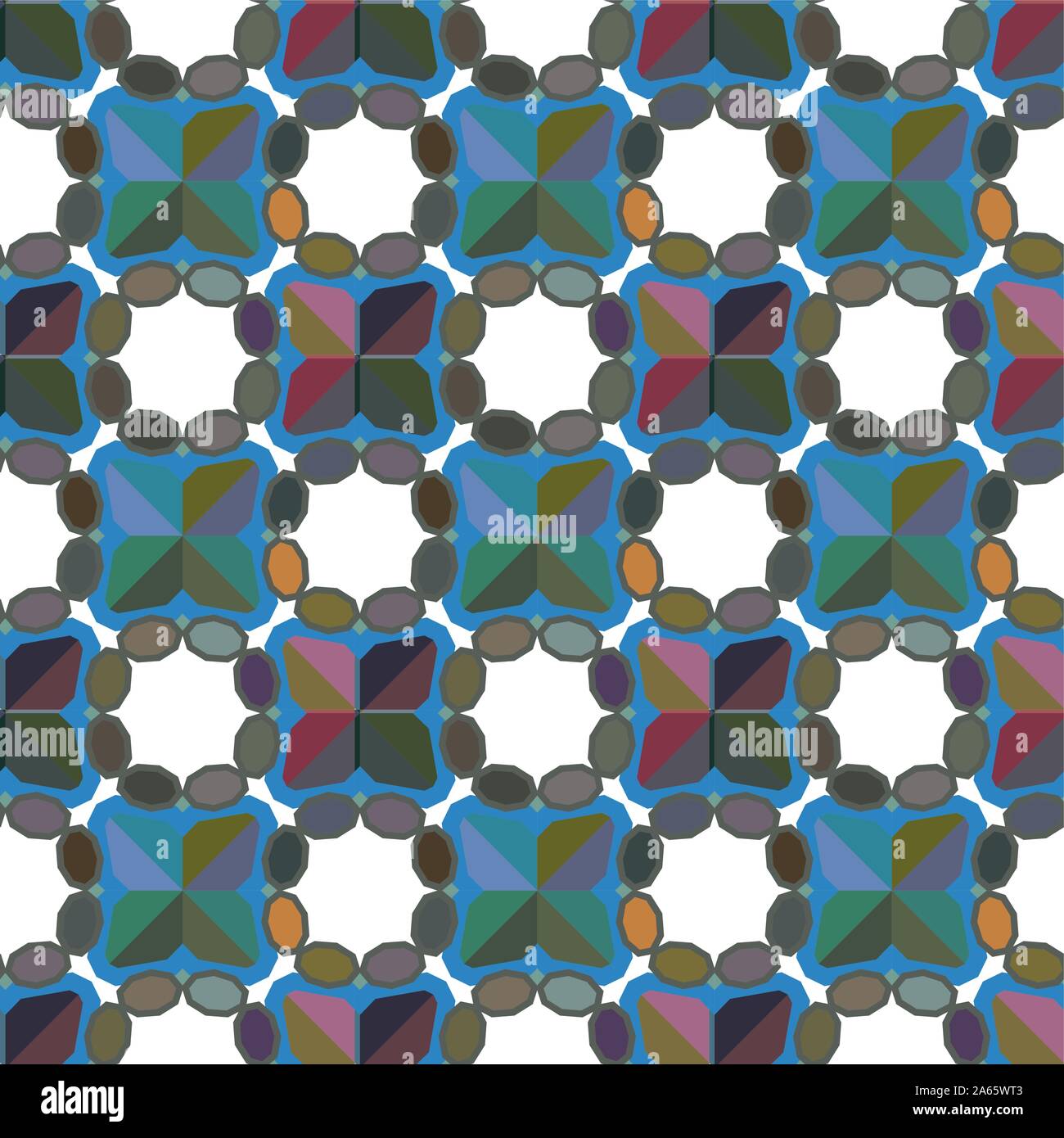 Seamless geometric ornamental vector pattern. Abstract background Stock ...
