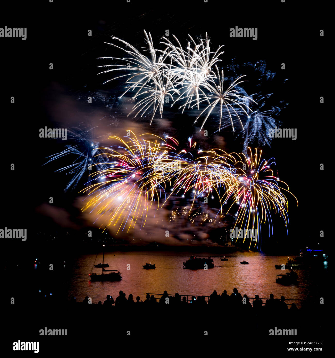 Plymouth, Devon fireworks. National Competition Stock Photo - Alamy