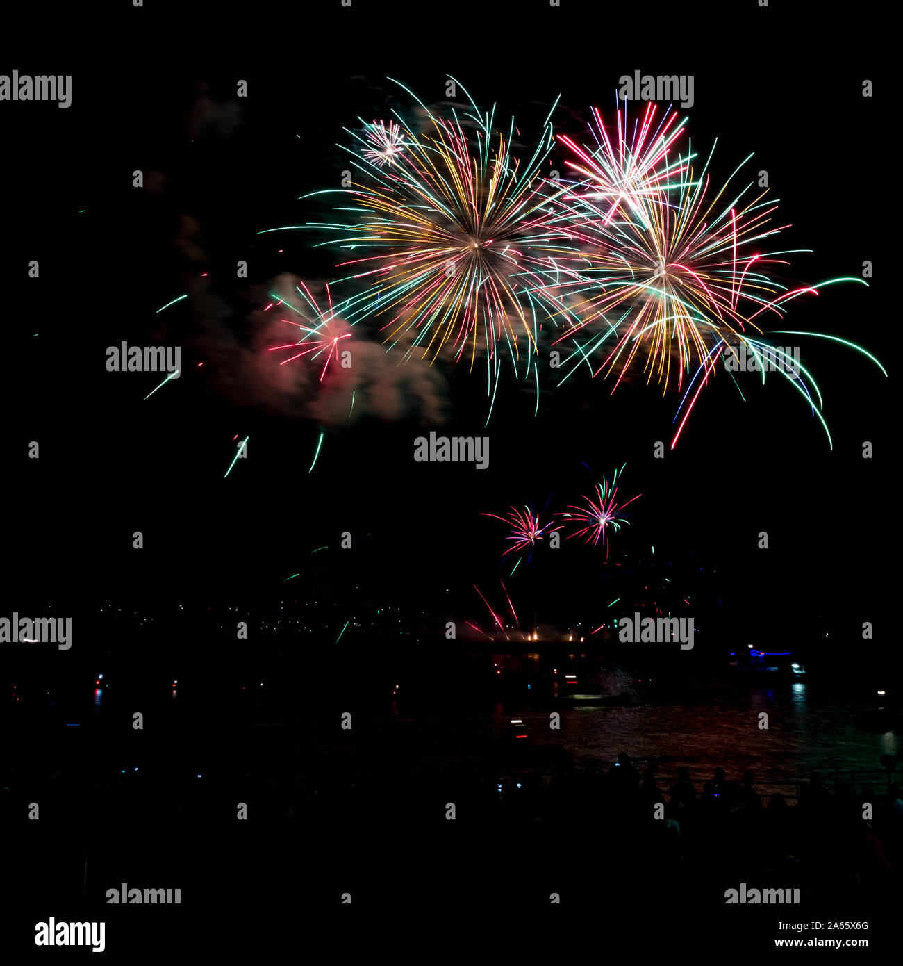 Plymouth, Devon fireworks. National Competition Stock Photo - Alamy