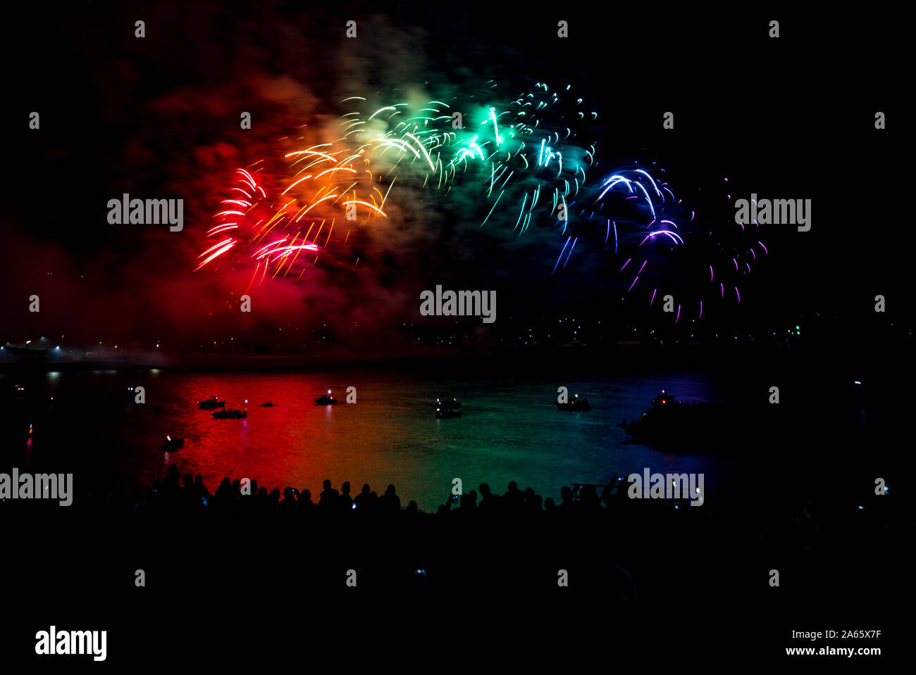 Plymouth, Devon fireworks. National Competition Stock Photo - Alamy