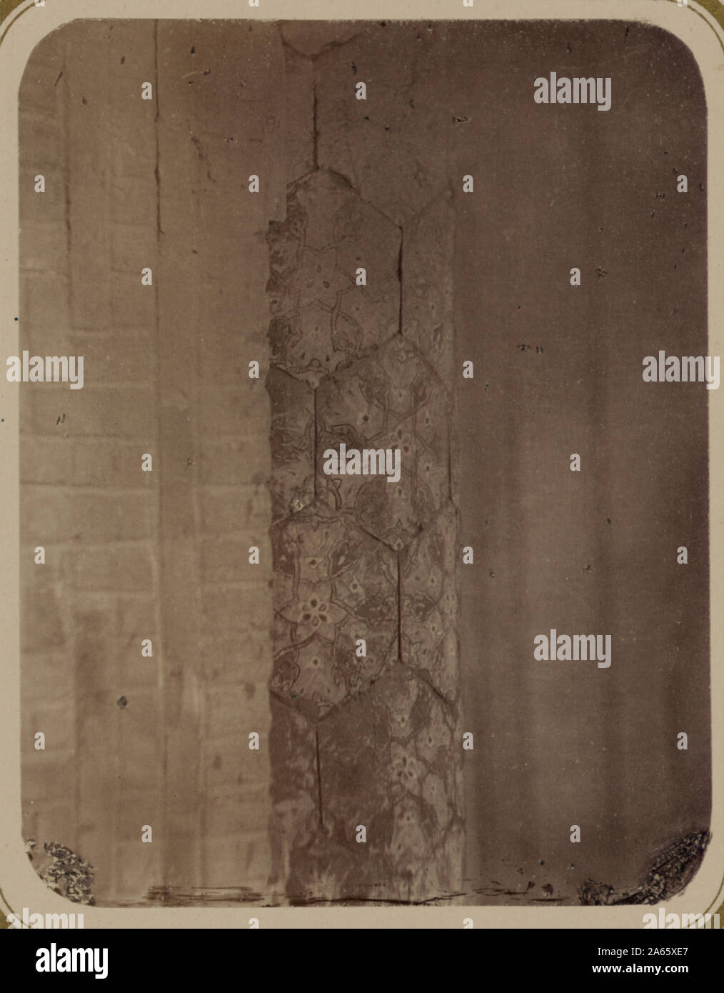 Antiquities of Samarkand Madrasah of Bibi Khanym Section of a Column on ...