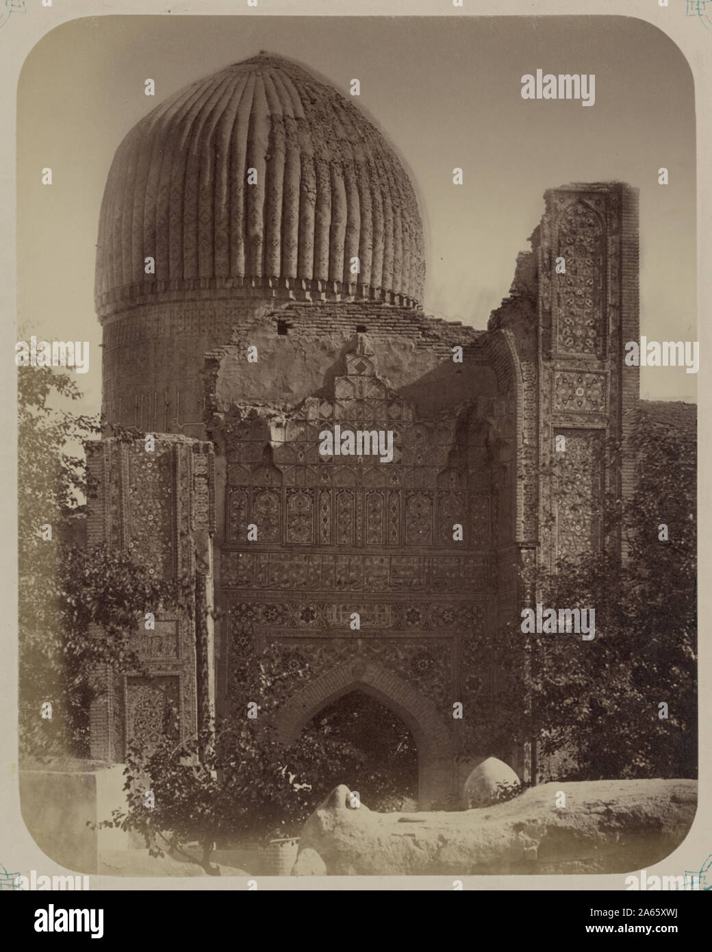 Antiquities of Samarkand Mausoleum of Emir Timur Kuragan View of the ...