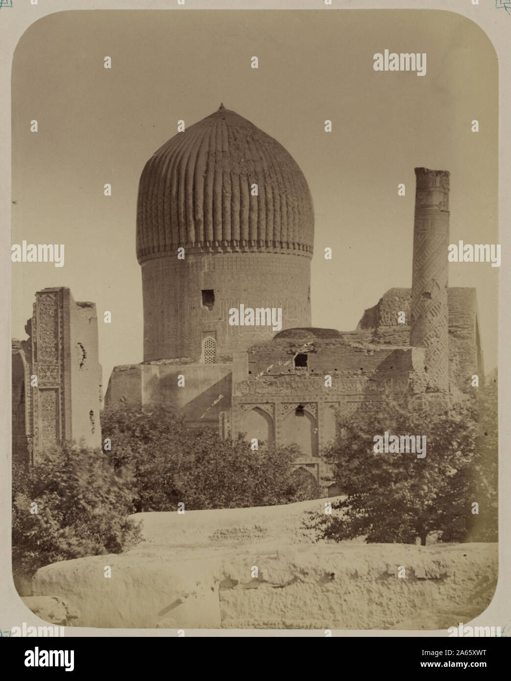 Antiquities of Samarkand Mausoleum of Emir Timur Kuragan View of the ...