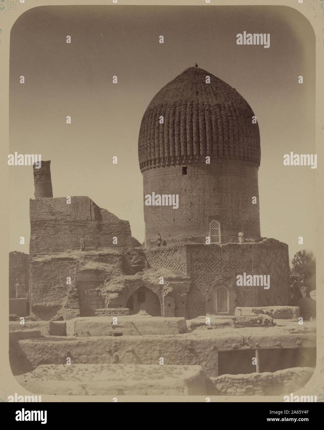 Antiquities of Samarkand Mausoleum of the Emir Timur Kuragan View of ...