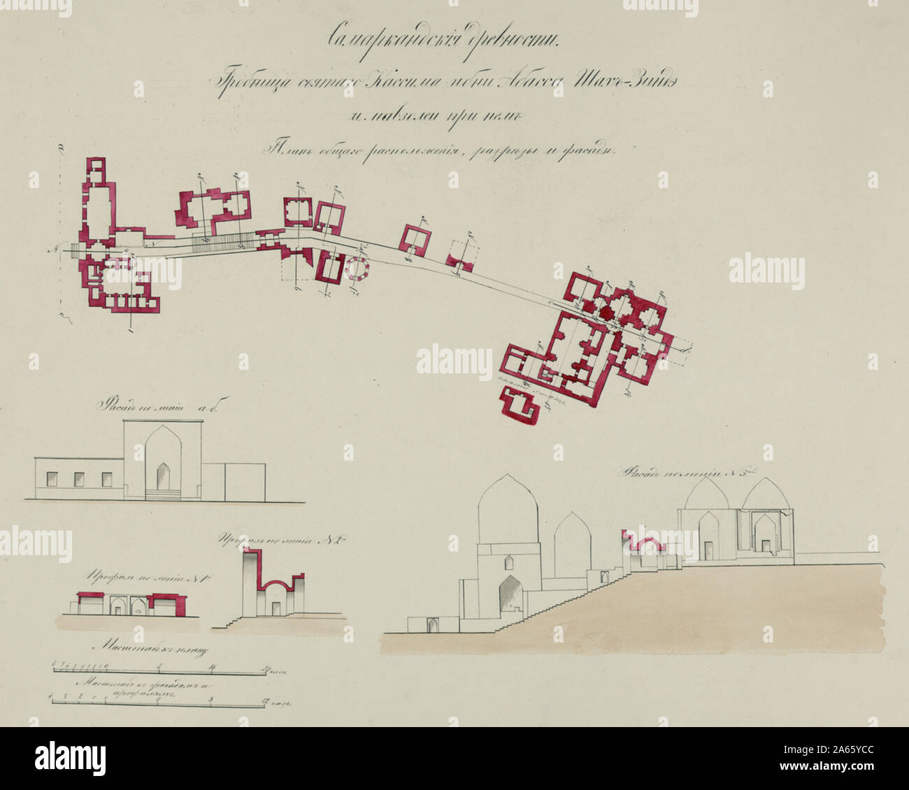 Antiquities of Samarkand Tomb of Saint Kusam-ibn-Abbas (Shah-i Zindah ...