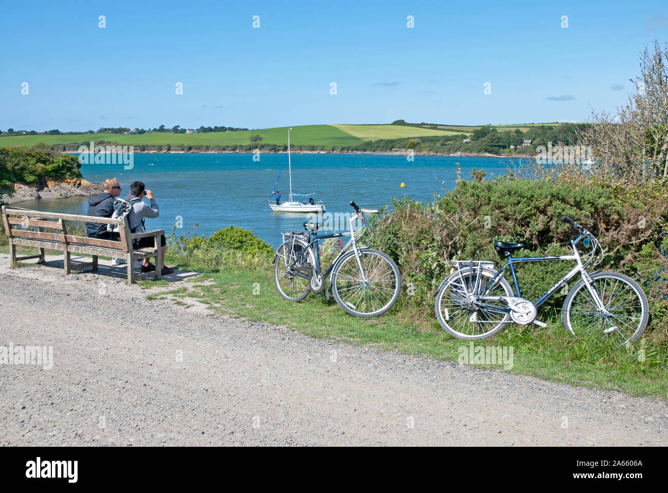 Camel Estuary And Cornwall And Cycle High Resolution Stock Photography ...