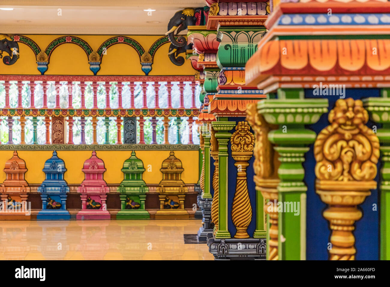 Batu Caves Kuala Lumpur Selangor, Malaysia. March 18 2019. A view of ...