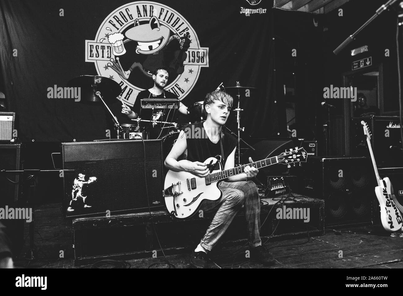 Emotional moment at a bands concert Stock Photo - Alamy