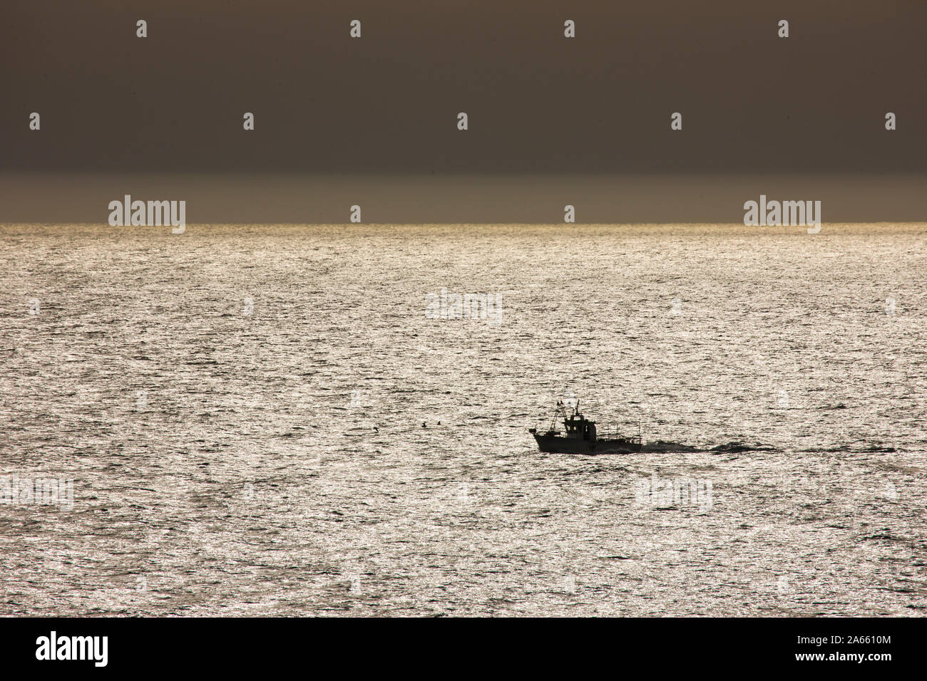 Landscape in Cabo Roche, Cadiz Stock Photo - Alamy
